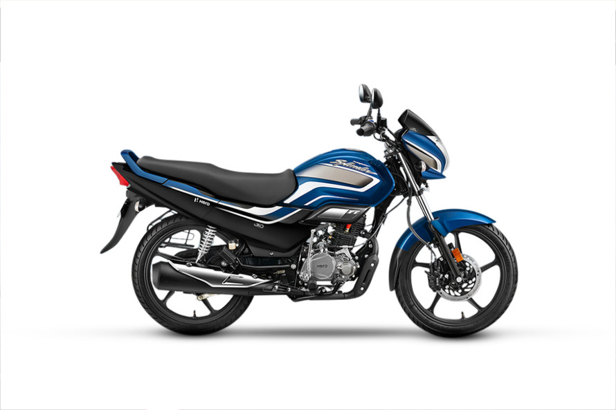 Hero Super Splendor Metallic Nexus Blue Colour - Super Splendor ...