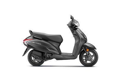 Honda Activa 6G Matte Steel Black Metallic Colour - Activa 6G Matte ...