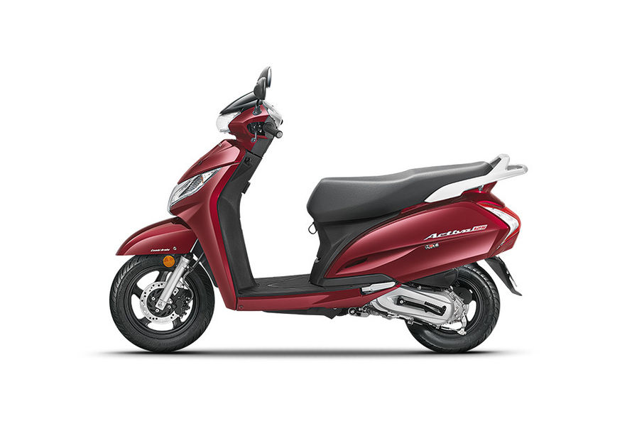 Honda Activa 125 BS4 Rebel Red Metallic Colour - Activa 125 BS4 Rebel ...
