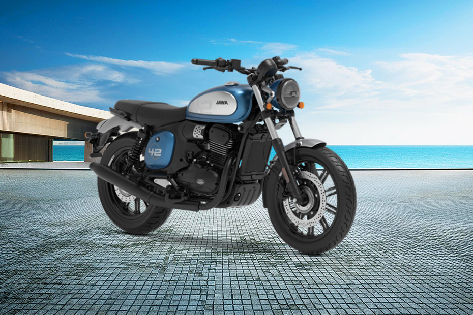 Jawa 42 FJ Dual Channel Cosmo Blue Matte Price, Images, Mileage, Specs & Features