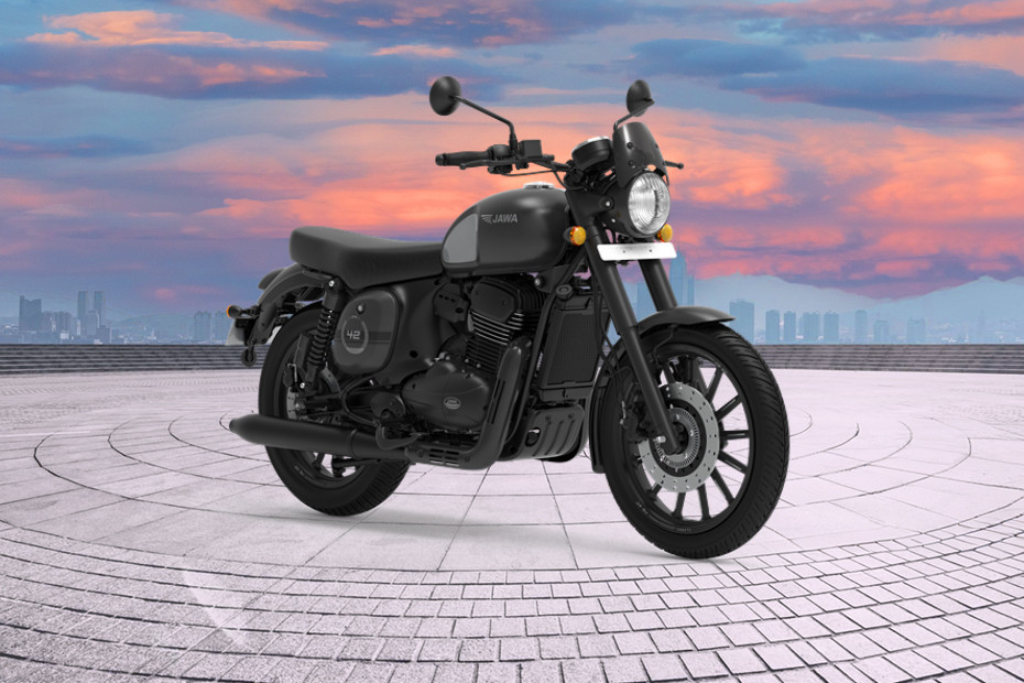 Jawa 42 Infinity Black Matte Dual Channel Alloy Dual Tone Price, Images ...