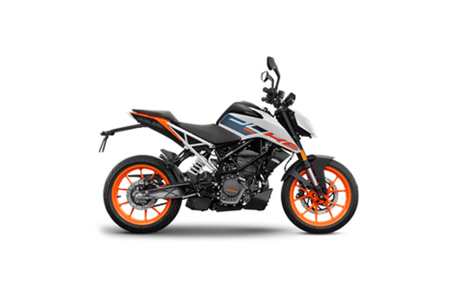 KTM 125 Duke Ceramic White Colour - 125 Duke Ceramic White Price