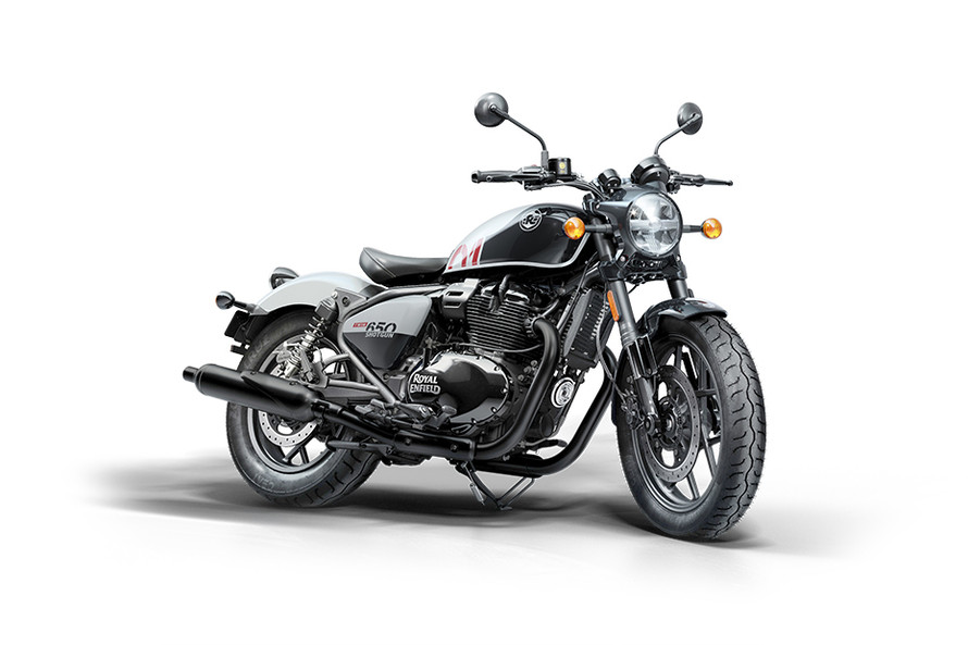 Royal Enfield Shotgun 650 Stencil White Colour - Shotgun 650 Stencil ...