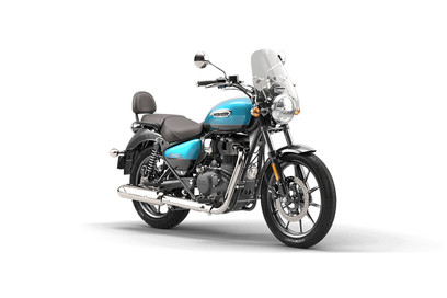 Royal Enfield Meteor 350 Aurora Blue Colour - Meteor 350 Aurora Blue Price