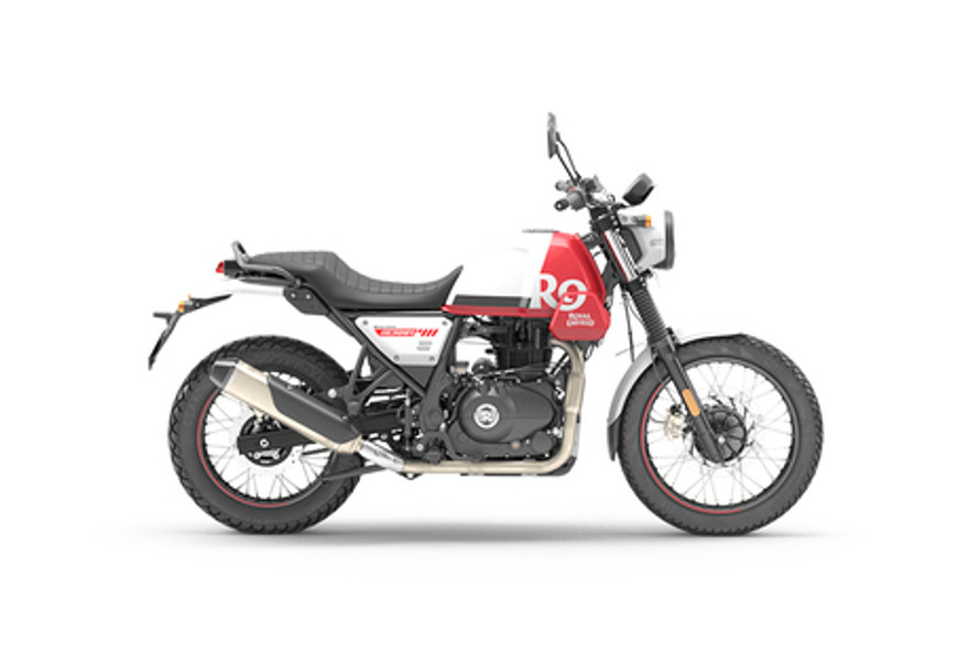 Royal Enfield Scram 411 White Flame Colour - Scram 411 White Flame Price