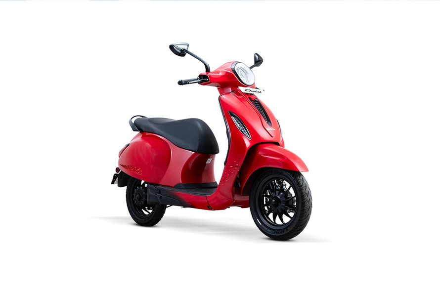 Bajaj Chetak Racing Red Colour - Chetak Racing Red Price