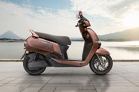 TVS iQube Titanium Grey Matte Colour - iQube Titanium Grey Matte Price
