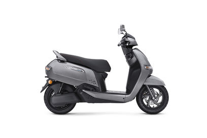 TVS iQube Electric Titanium Grey Glossy Colour - iQube Electric ...