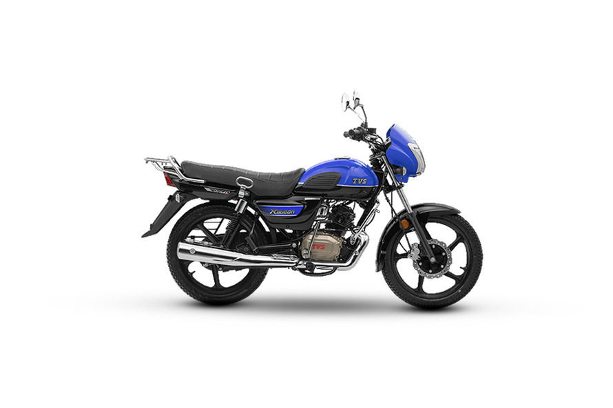 TVS Radeon Blue Black Colour - Radeon Blue Black Price
