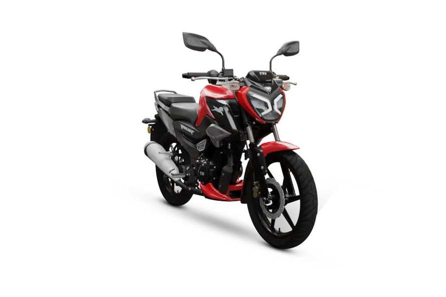TVS Raider Striking Red Colour - Raider Striking Red Price