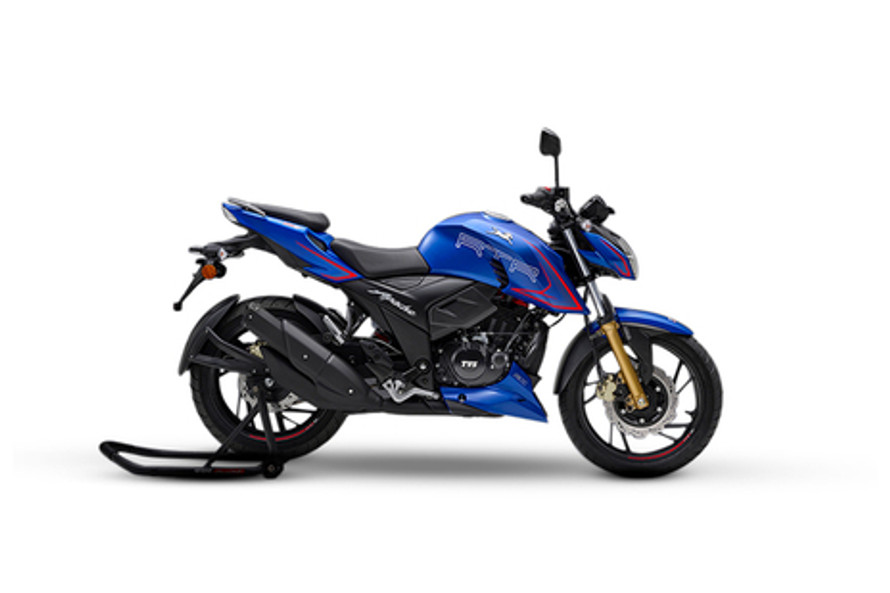 TVS Apache RTR 200 4V Matte Blue Colour - Apache RTR 200 4V Matte Blue Price