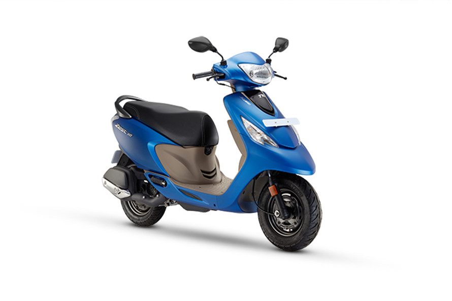 Tvs Scooty Zest Matte Blue Colour Scooty Zest Matte Blue Price