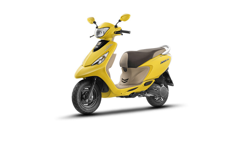 New TVS Scooty Zest Colours - Scooty Zest Color Images