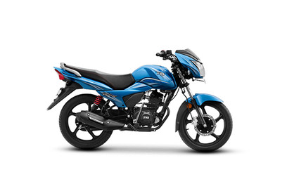TVS Victor Blue Colour - Victor Blue Price