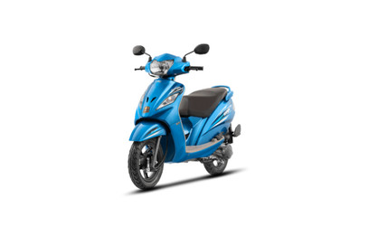 TVS Wego Deep Sky Blue Colour - Wego Deep Sky Blue Price