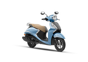 Yamaha Fascino 125 Fi Hybrid Cool Blue Metallic Colour - Fascino 125 Fi ...