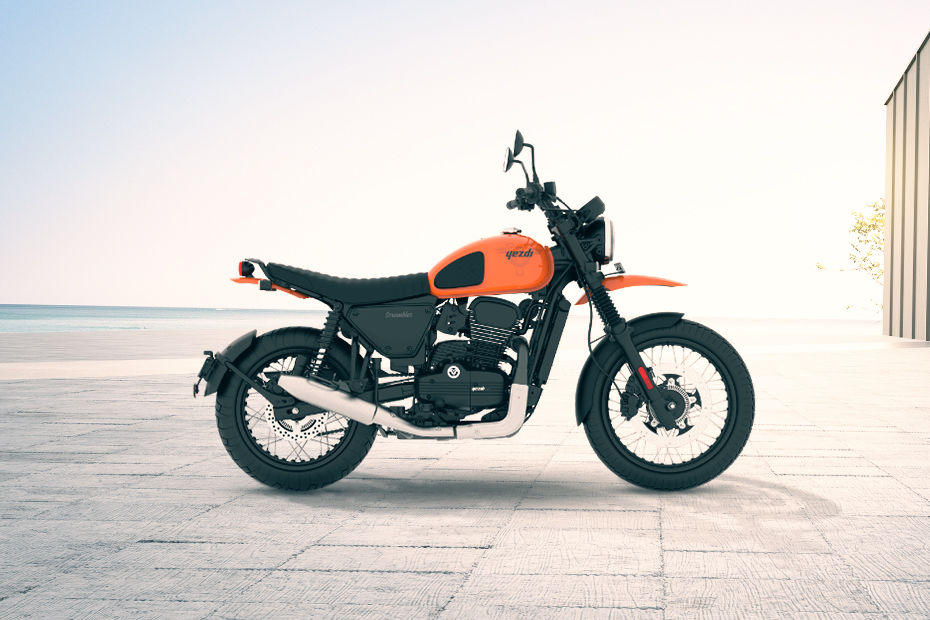Yezdi Scrambler Single Tone Price, Images, Mileage, Specs & Features