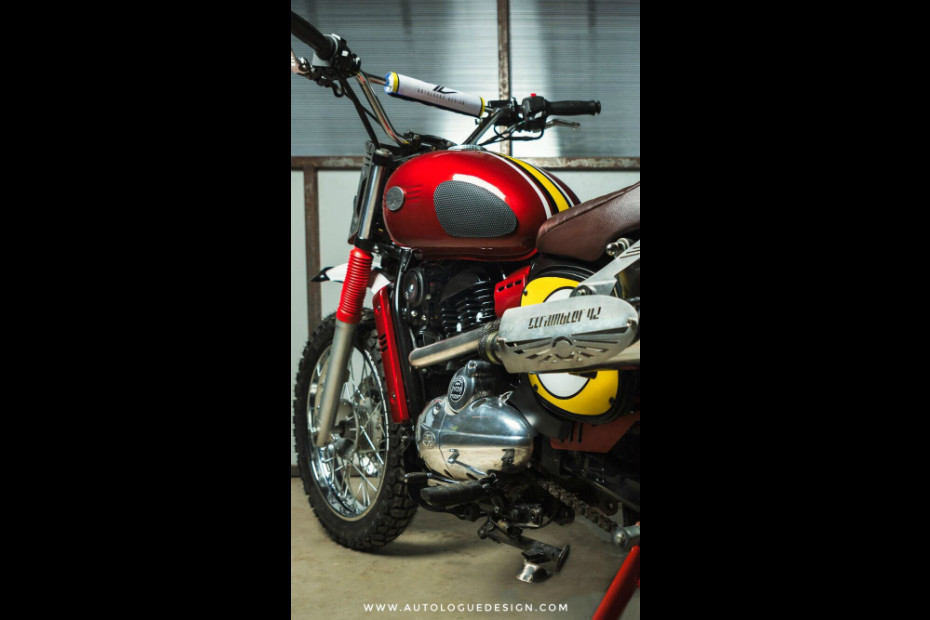 Autologue Design Showcases Jawa Scrambler 42 | BikeDekho