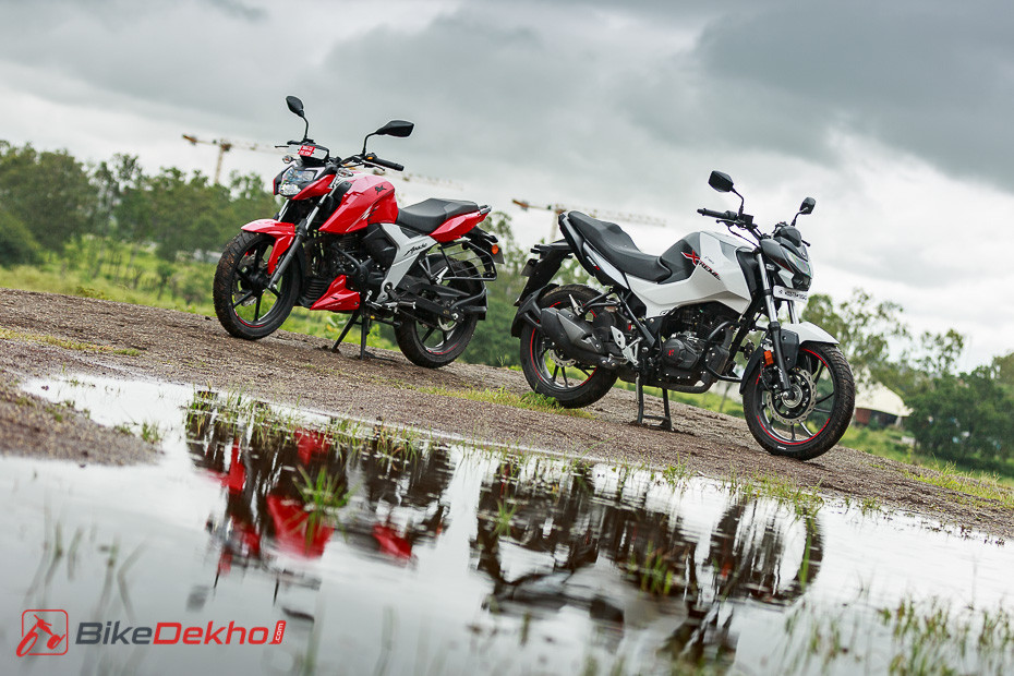 Hero Xtreme 160R vs TVS Apache RTR 160 4V BS6: Comparison Review ...