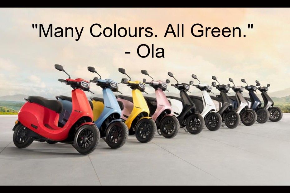 BREAKING: Ola Electric Scooter To Be Launched In 10 Colour Options ...