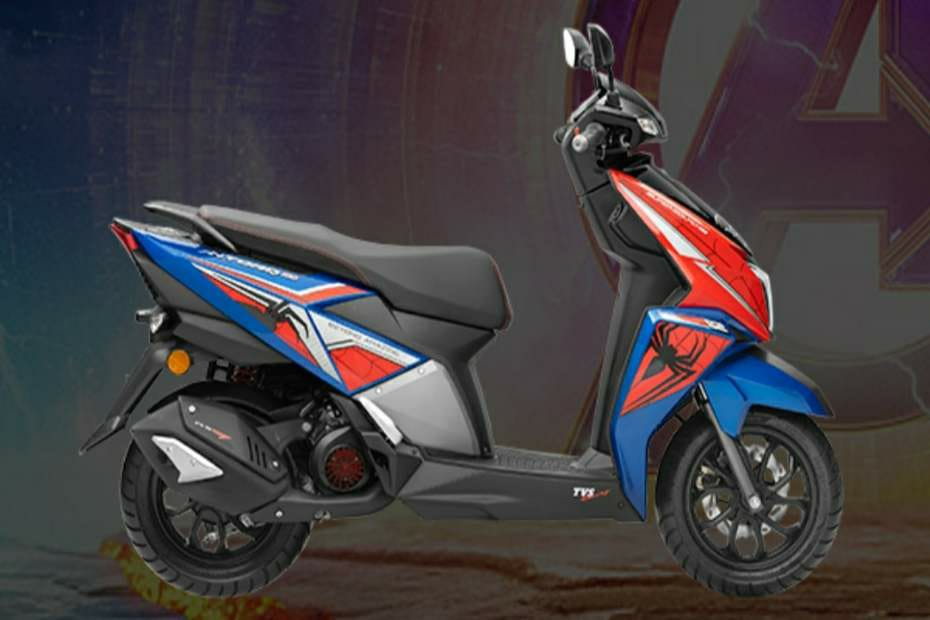 TVS NTorq 125 Spiderman Edition vs Yamaha NMax 160 Spiderman Edition ...