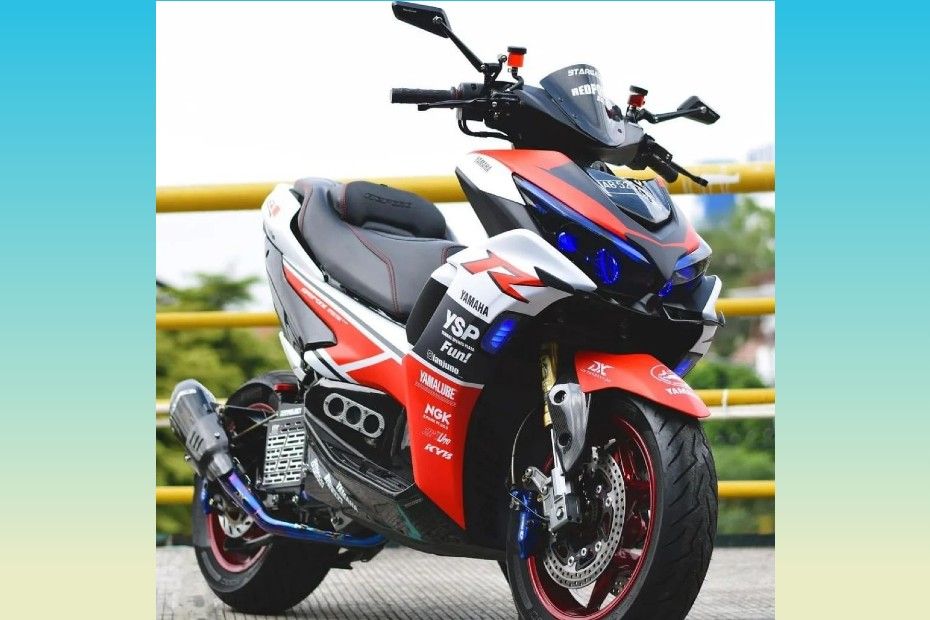 This Upgrade Kit Turns The Yamaha Aerox 155 Into A Racing Beast BikeDekho This Upgrade Kit Turns The Yamaha Aerox 155 Into A Racing Beast BikeDekho