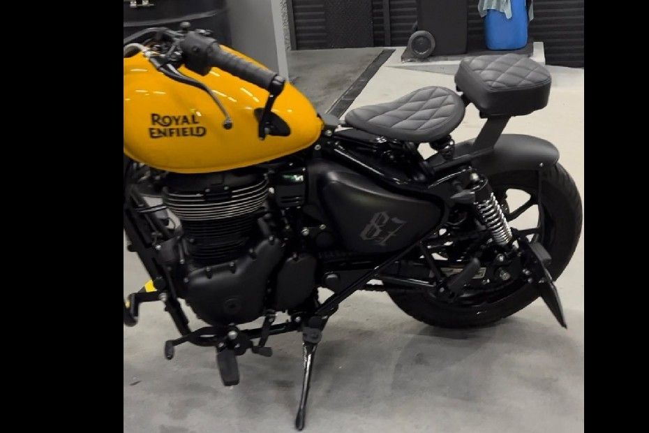 Royal Enfield Meteor 350 Tastefully Modified Into A Bobber | BikeDekho