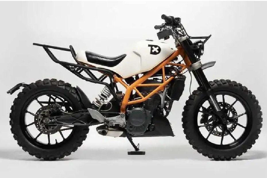 This Modified KTM 200 Duke Scrambler Can Even Carry Your Surfing Board ...