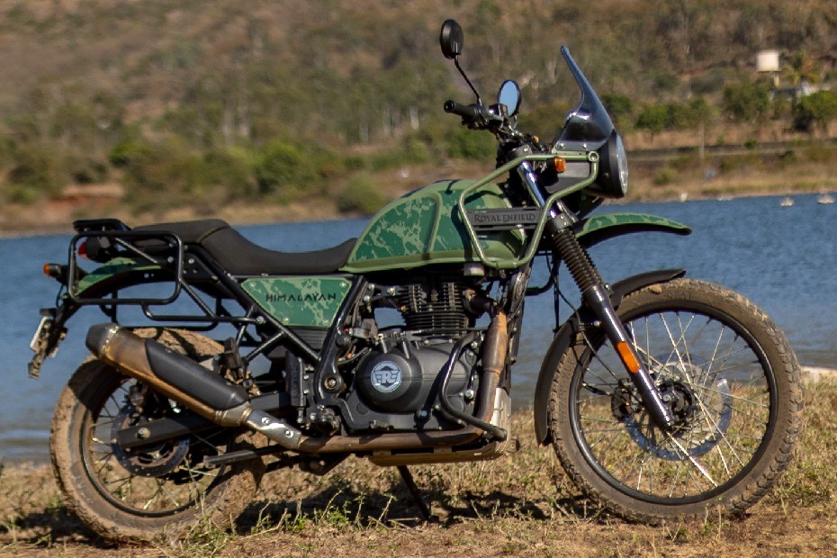 Modified Royal Enfield Himalayan 822 vs Stock Himalayan: Image ...