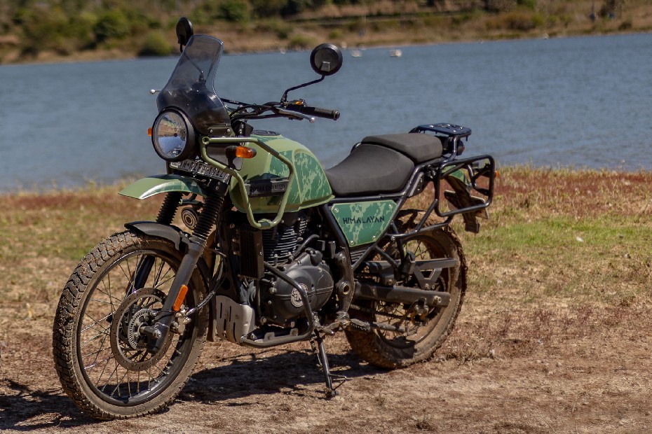 Modified Royal Enfield Himalayan 822 vs Stock Himalayan: Image ...