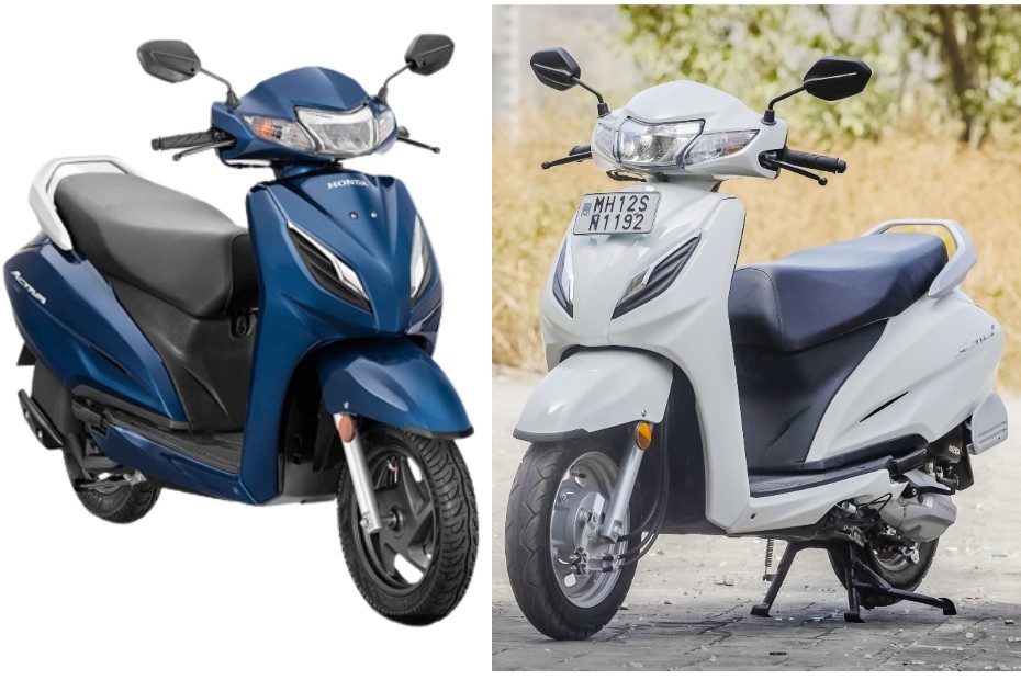 Honda Activa H-Smart vs Honda Activa Std Compared in 12 Pics | BikeDekho