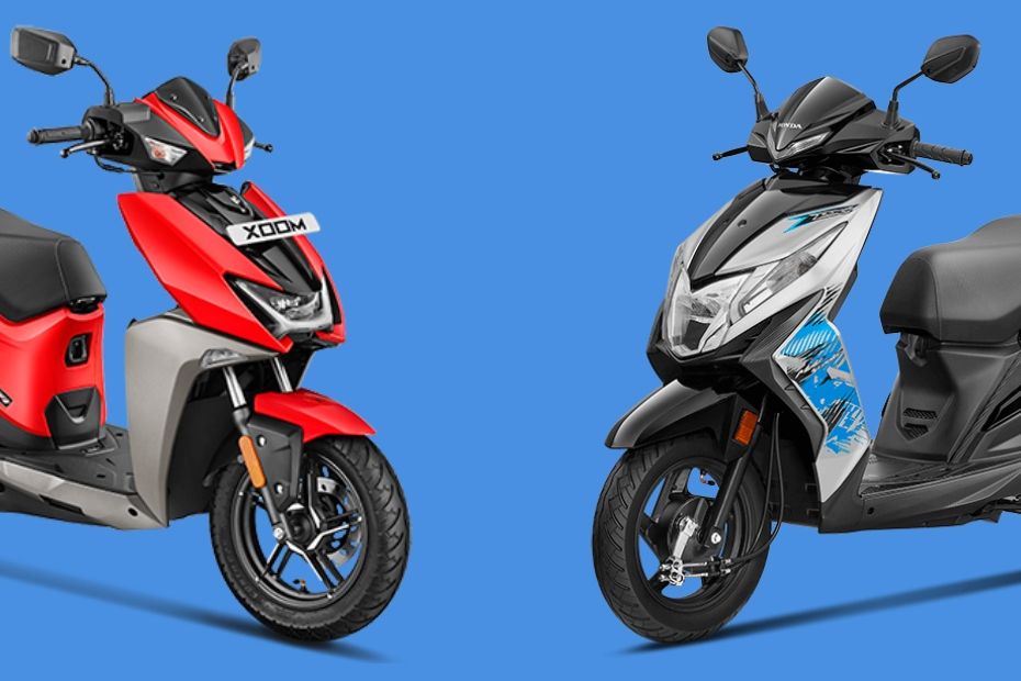 In 9 images: Hero Xoom vs Honda Dio | BikeDekho