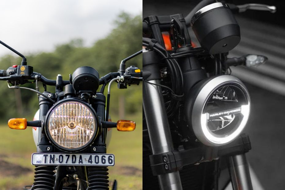 Royal Enfield Hunter 350 vs Harley-Davidson X350 Differences Compared ...