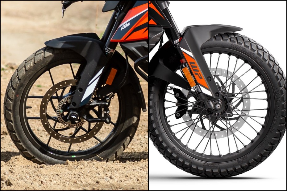 KTM 390 Adventure Spoke Wheel Variant vs Standard: Compared In 7 Pics ...
