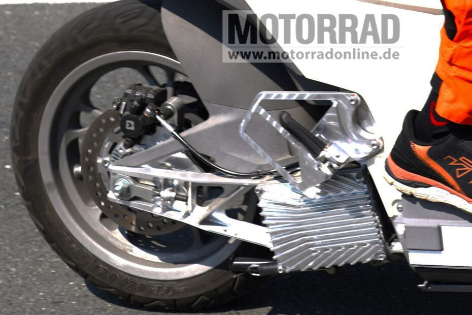 KTM Electric Maxi Scooter Spied While Testing Abroad | BikeDekho