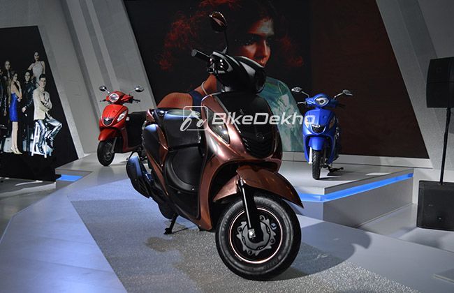 Fascino Special Edition Showcased by Yamaha at the Ongoing Auto Expo ...