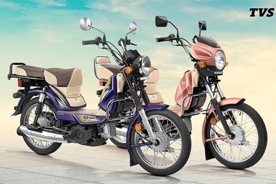 Kinetic Green E-Luna vs TVS XL100: Image Comparison | BikeDekho