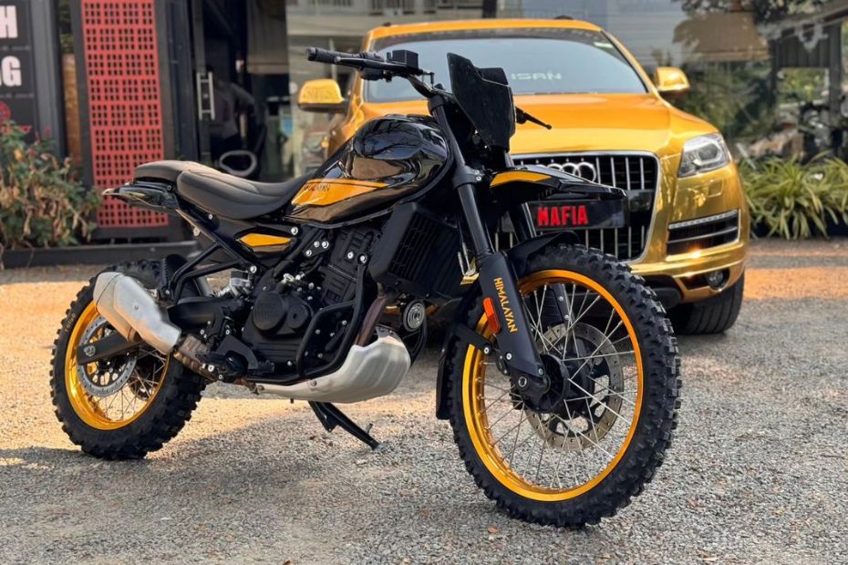 Modified Royal Enfield Himalayan 450 Flat Tracker Build Unveiled ...