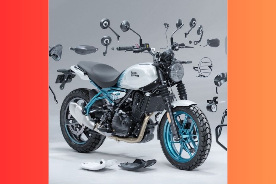 Royal Enfield Guerrilla 450 Accessories Price List Revealed: Crash ...