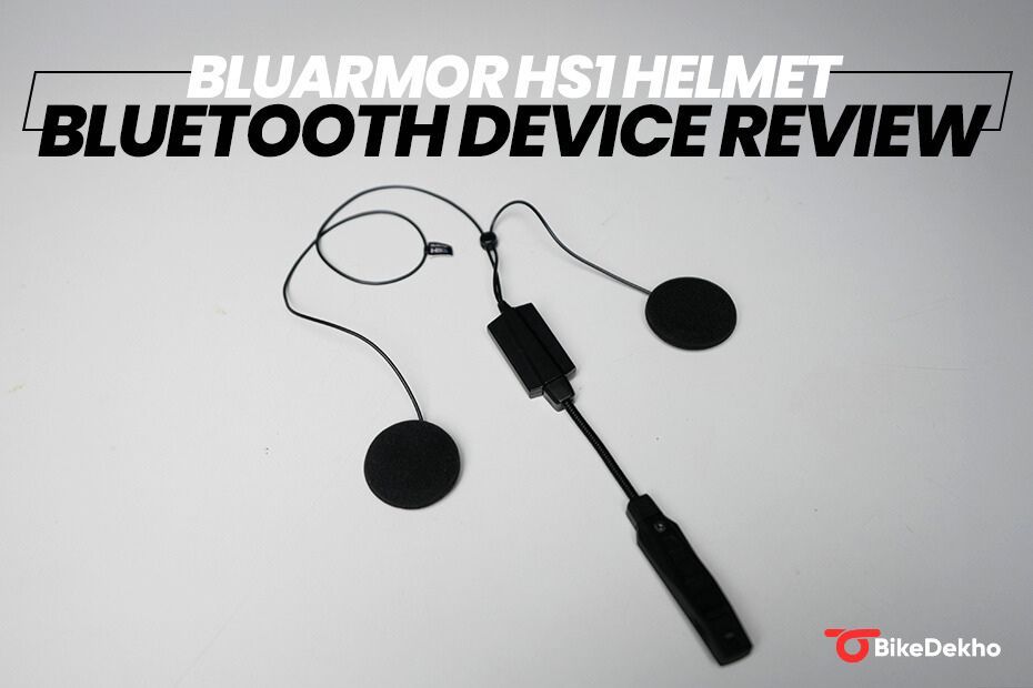 BluArmor HS1 Helmet Bluetooth Communicator Device Review | BikeDekho