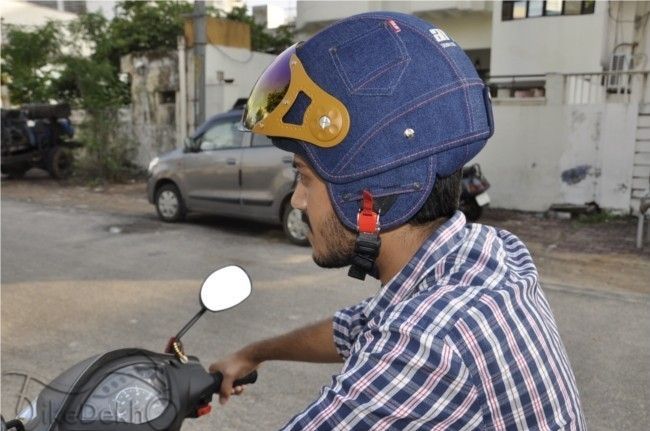 Steelbird ARES DENIM Open Face Helmet Review | Bikedekho