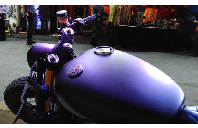 Rajputana Customs' Brat Cafe Racer based on Street 750 at Harley Rock ...