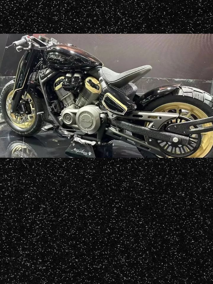 Napoleon On Motorcycle