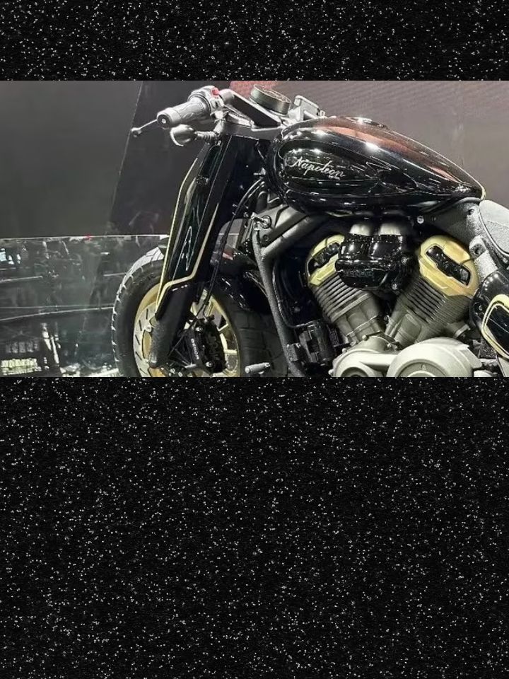 Napoleon On Motorcycle